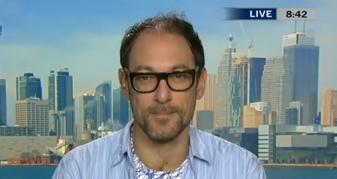 Ben on Canadian morning TV talking about the World Brain · Ben Lewis